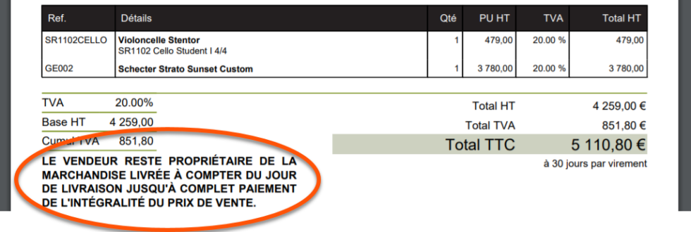 Clause de réserve de propriété : modèles prêts à l’emploi
