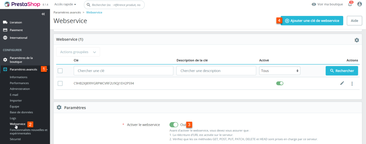 Intégration de factures PrestaShop | Tutoriel - ClicFacture